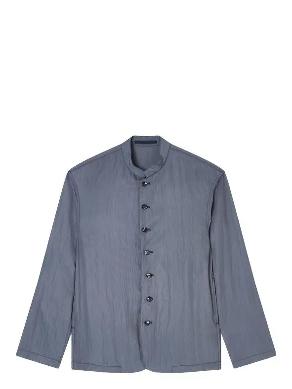 Giorgio Armani Technical Twill Shirt Jacket - Natural