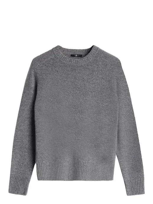 7 For All Mankind Cashmere Relaxed Sweater - Gray