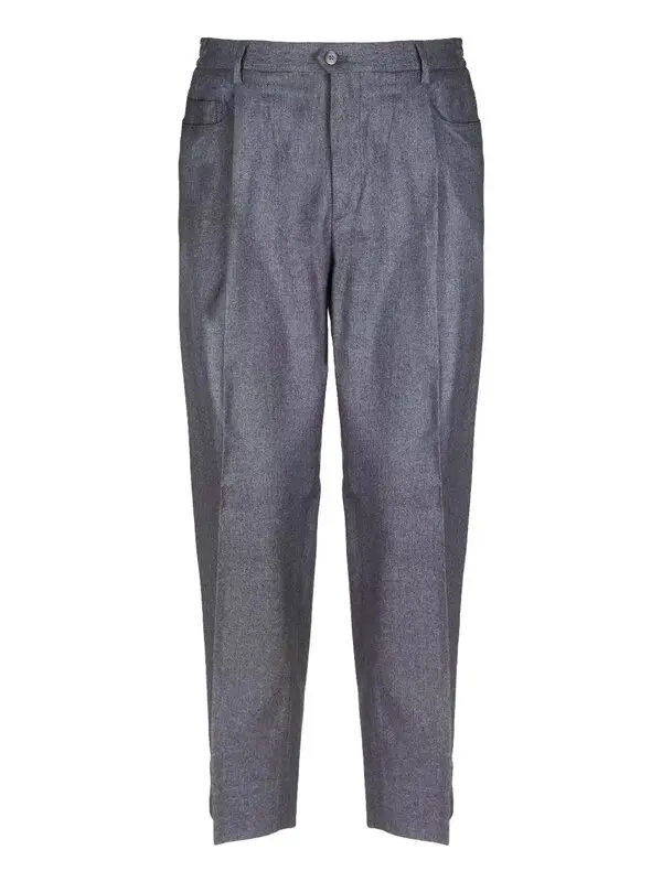 BRIGLIA 1949 Pleated Trousers - Grey