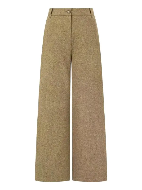 STUDIO TOMBOY Herringbone Twill Trousers - Neutrals