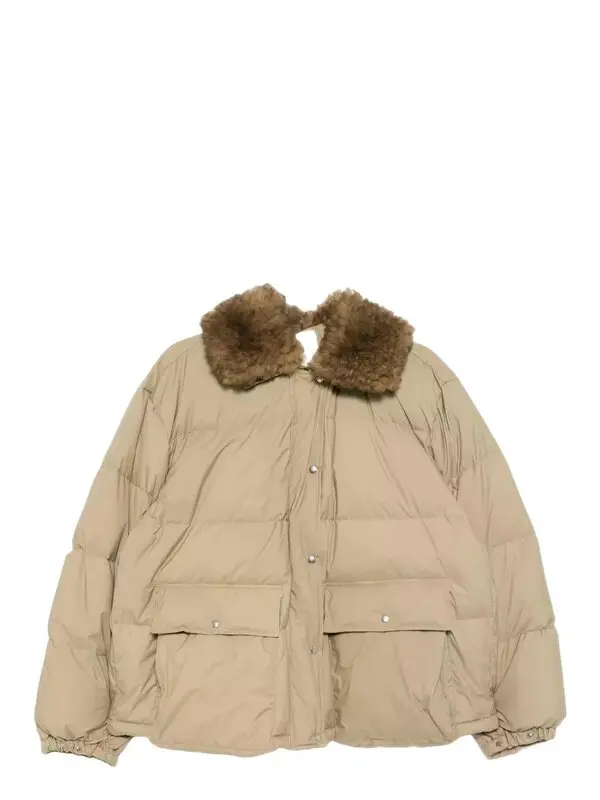 JNBY Jacket With Shearling Collar - Neutrals