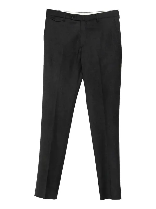 Tagliatore Button-fastening Trousers - Black