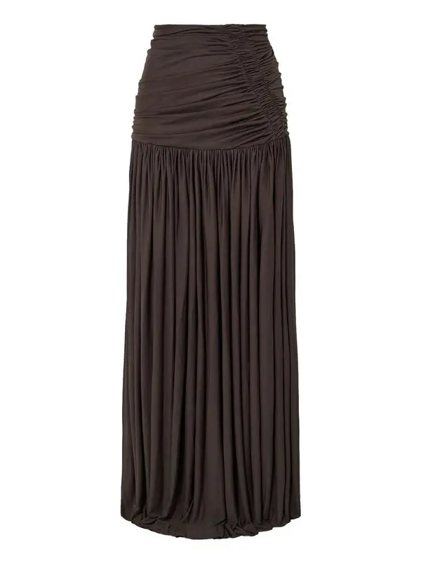 Christopher Esber Orion Jersey Maxi Skirt - Purple