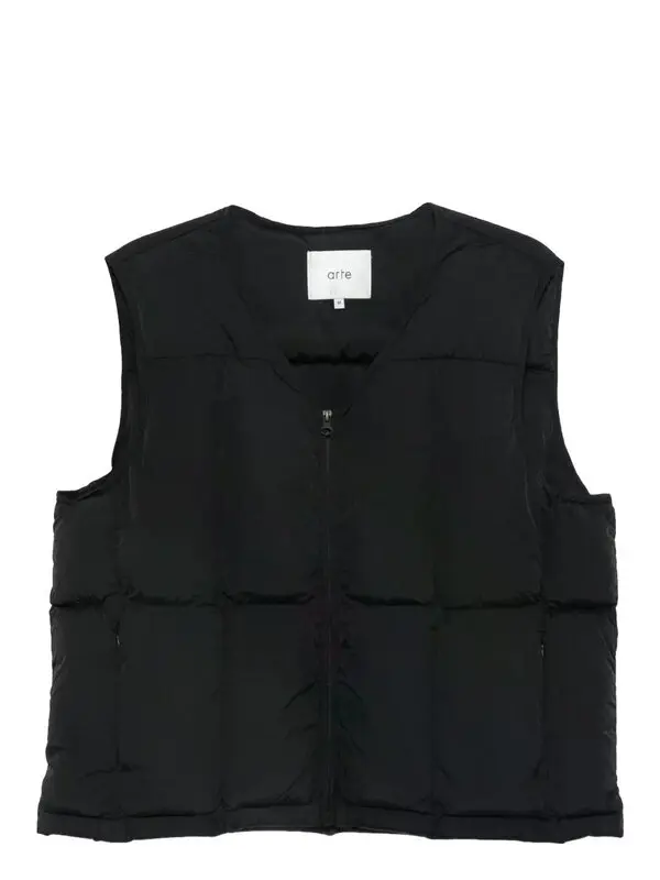 ARTE ANTWERP V-neck Gilet - Black