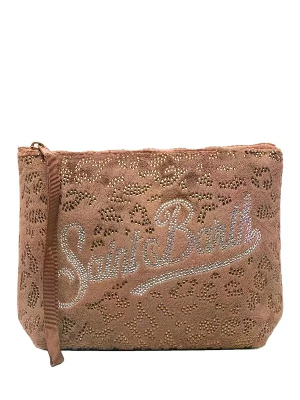 MC2 SAINT BARTH Zip-fastening Clutch - Brown