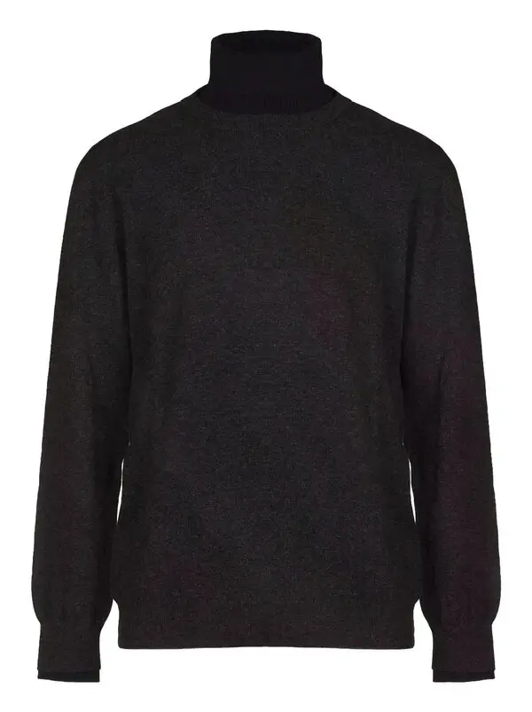 ROBERTO COLLINA Roll-neck Sweater - Grey