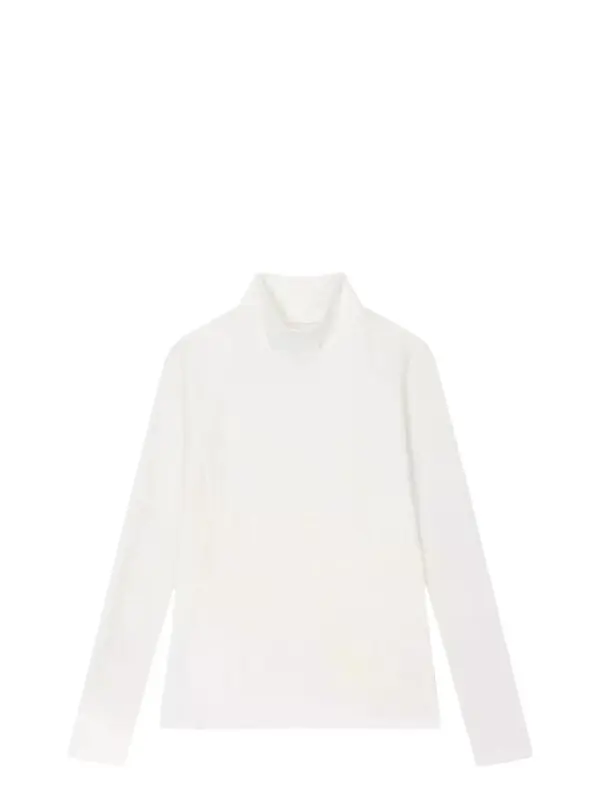 STUDIO TOMBOY High-neck Long Sleeve Sweater - White
