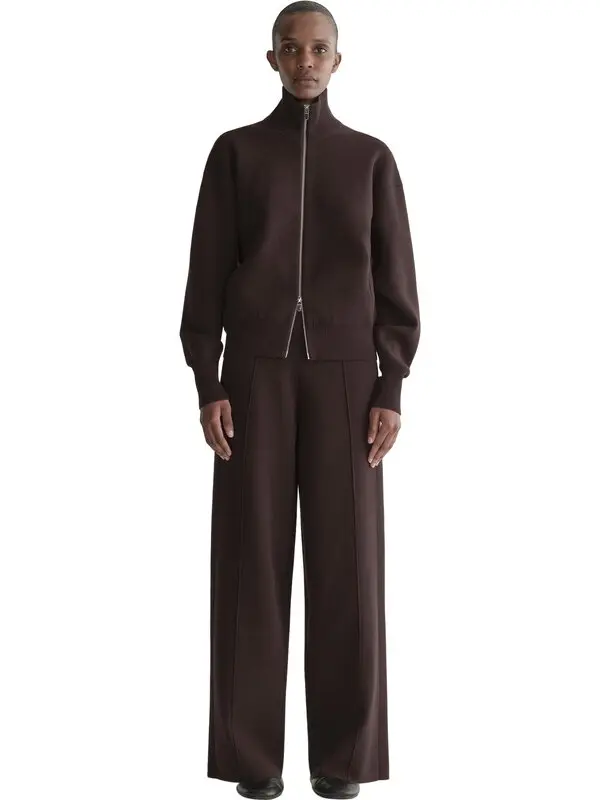 A.L.C. Corey Knit Pant - Deepest Brown