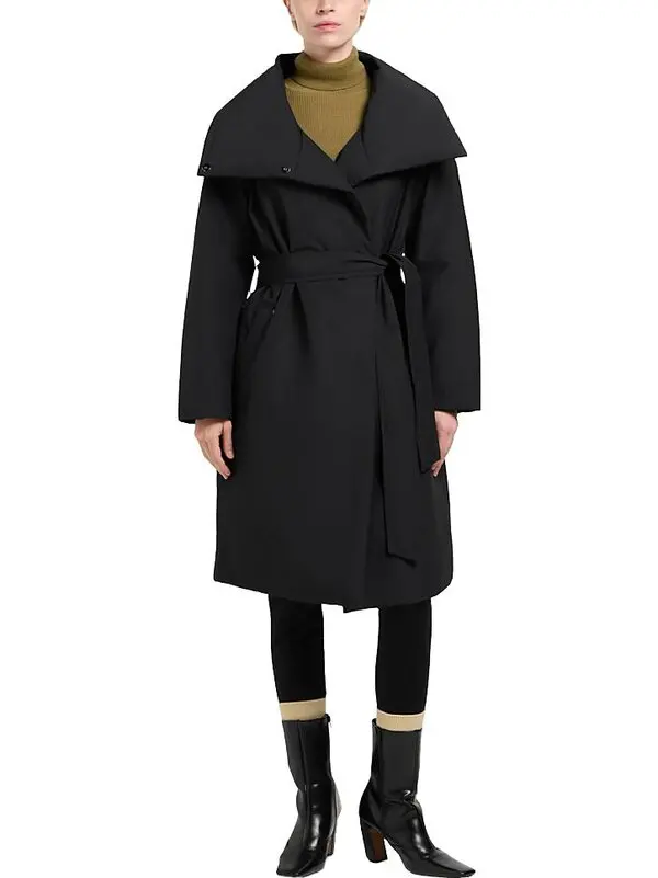 Moose Knuckles Lonsdale Long Wrap Down Coat - Black