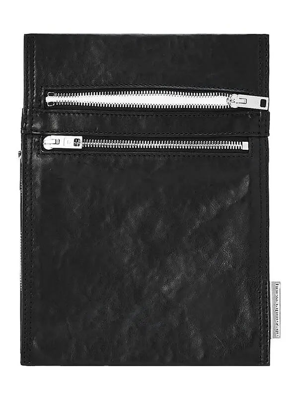 Alexander Wang Axis Nubuck Leather Crossbody Pouch - Black