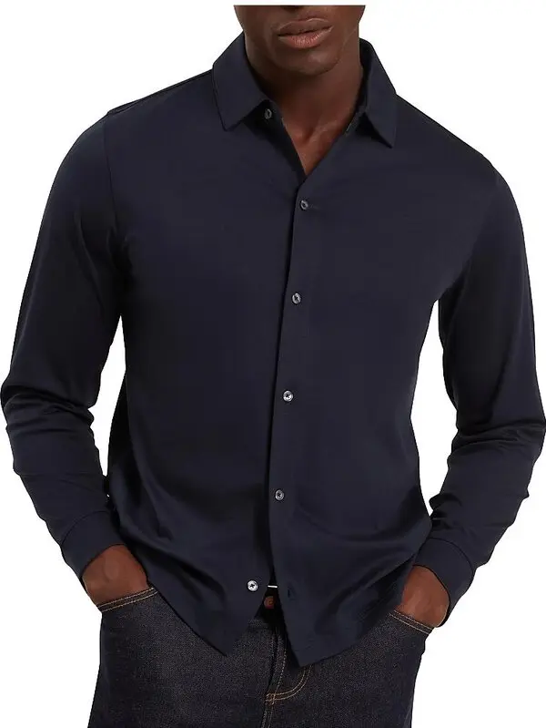 Ted Baker London Quillon Soft Touch Shirt - Navy