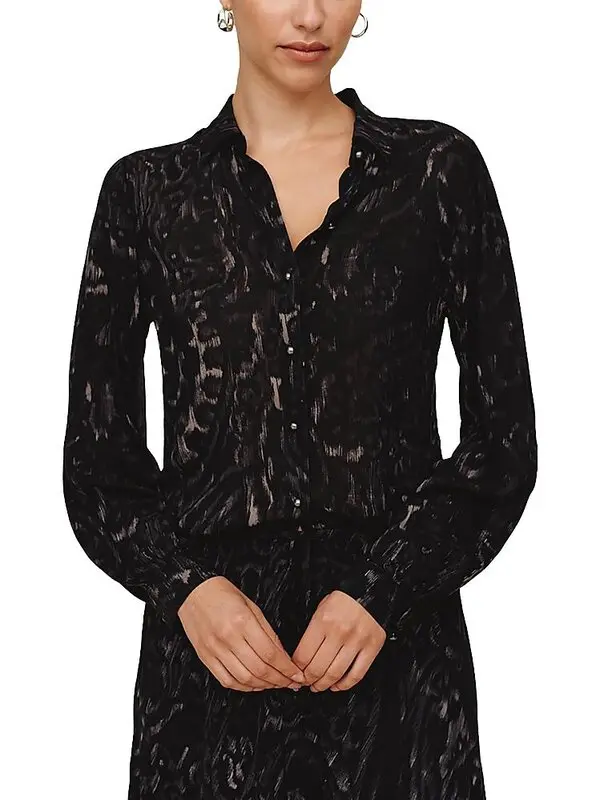 Bella Dahl Printed Shirt - Black Paisley