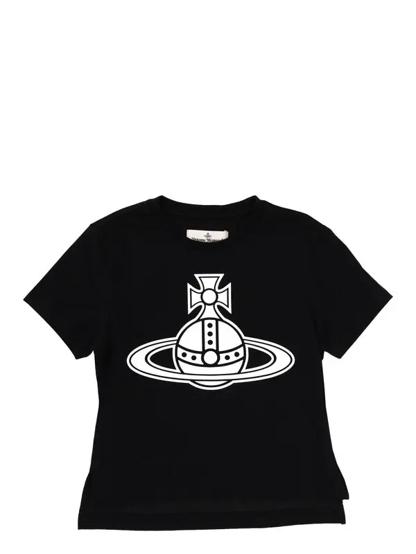 VIVIENNE WESTWOOD Paris Orb Mini T-shirt - Black
