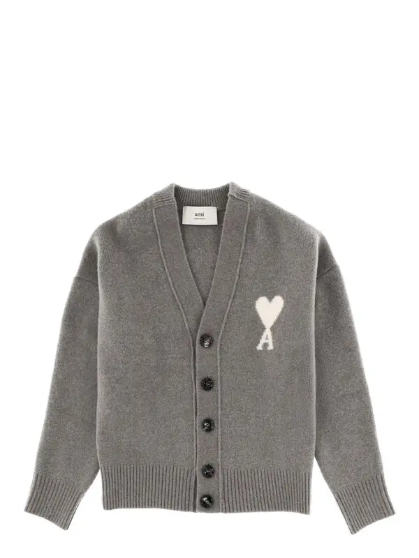 Ami De Coeur Cardigan - Grey