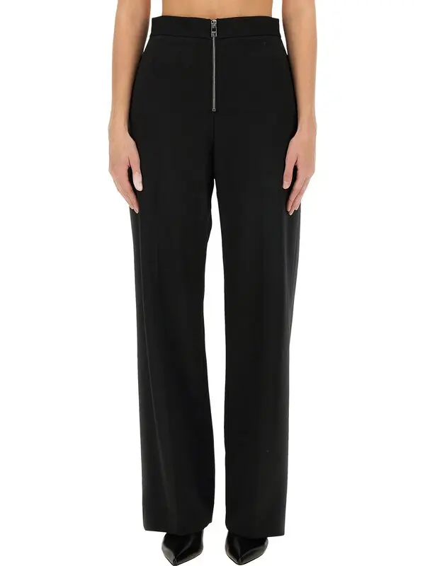 MSGM Zippered Pants - Black