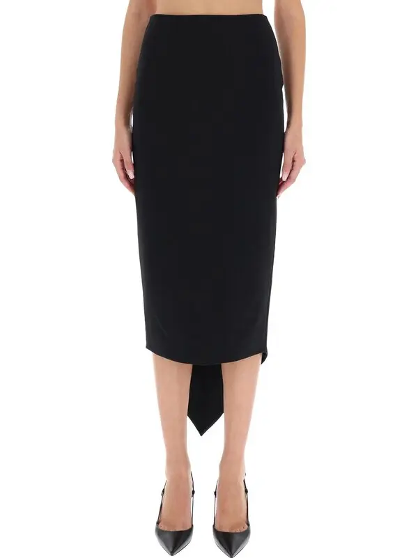 THELATEST Bree Midi Skirt - Black