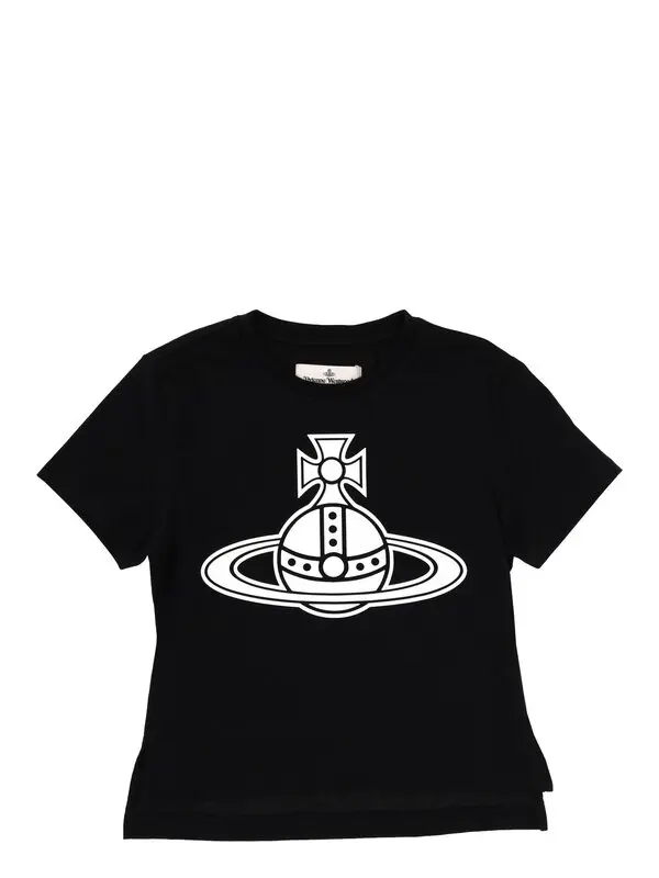 VIVIENNE WESTWOOD Paris Orb Mini T-shirt - Black