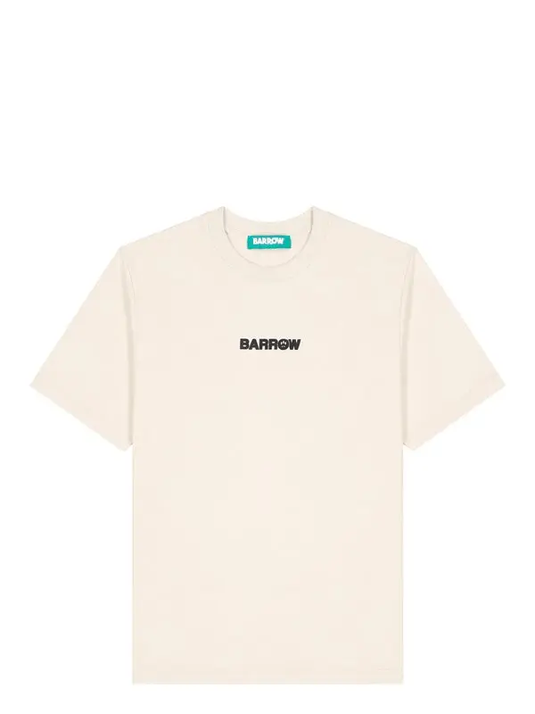 BARROW Printed T-shirt - Ivory