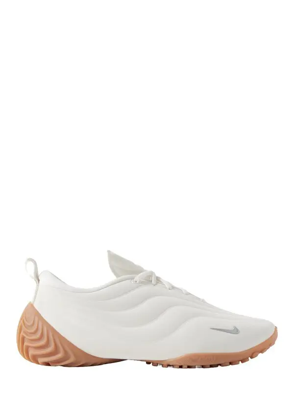 Nike Astra Ultra Quilted Brushed-shell Sneakers - Neutrals