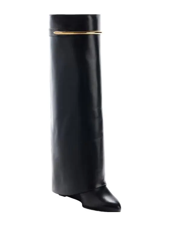 Givenchy Shark Pinch Tall Boots - Black