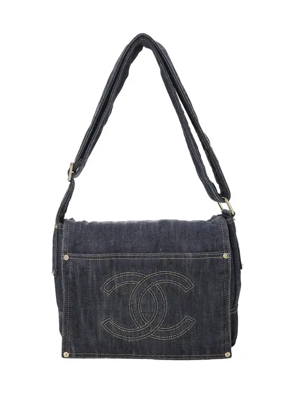Chanel Cc Messenger - Blue