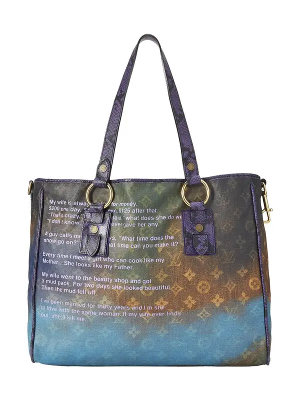 LOUIS VUITTON Richard Prince Jokes Tote - Multi