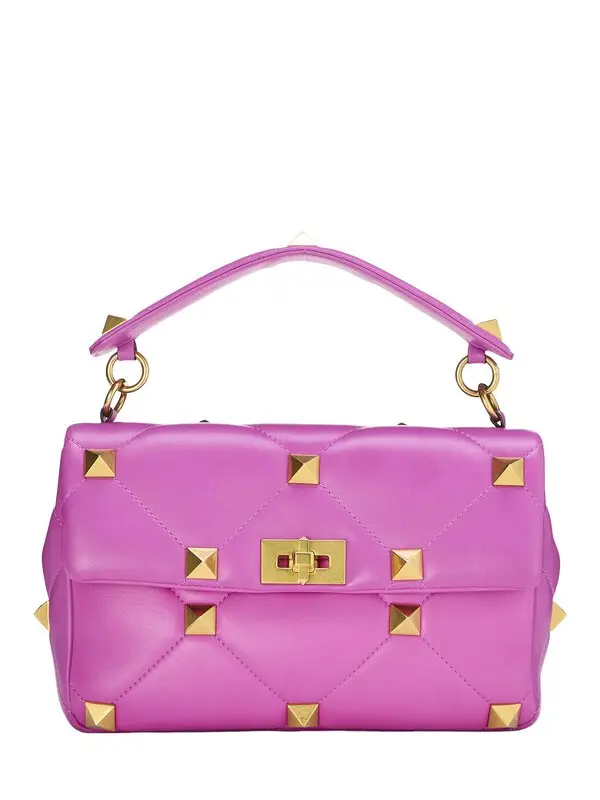 Valentino Garavani Roman Stud Flap Bag - Pink