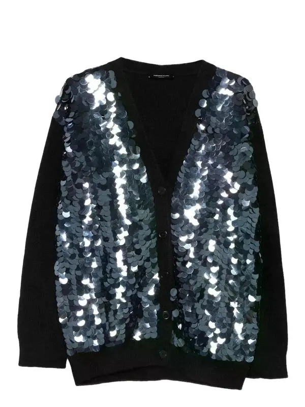 Fabiana Filippi Sequin-embellished Cardigan - Black