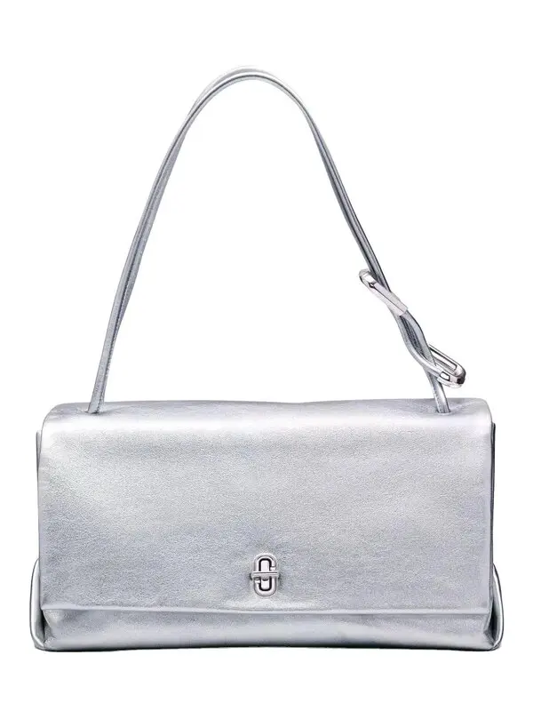 Marc Jacobs The Large Metallic Dual Shoulder Bag - Silver