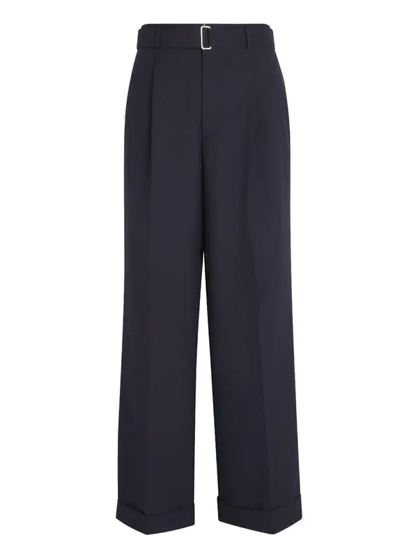 Officine Générale Wool Evans Trousers - Navy