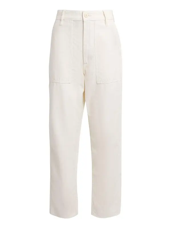 Polo Ralph Lauren Cotton Straight Trousers - Ivory