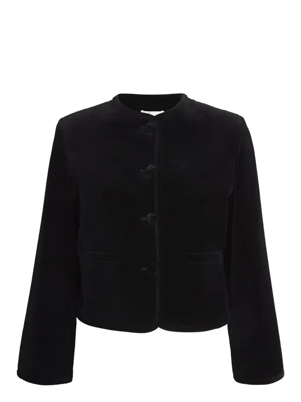 LIBEROWE Velvet Cora Jacket - Black