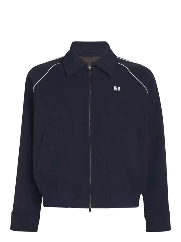 WALES BONNER Voice Twill Jacket - Navy