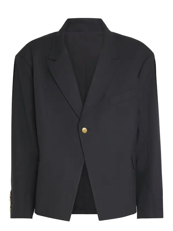 WILLY CHAVARRIA Box Cutter Blazer - Black