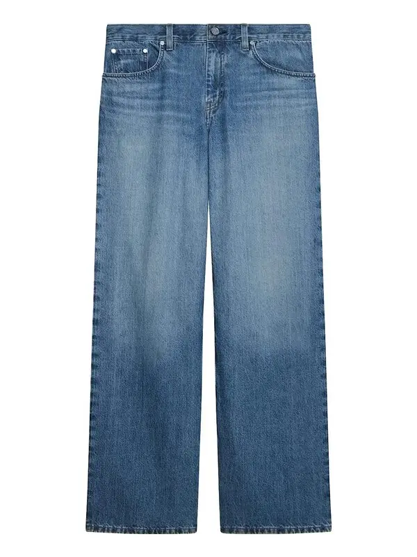 Helmut Lang Low-rise Relaxed Straight Leg Jeans - Classic Bl