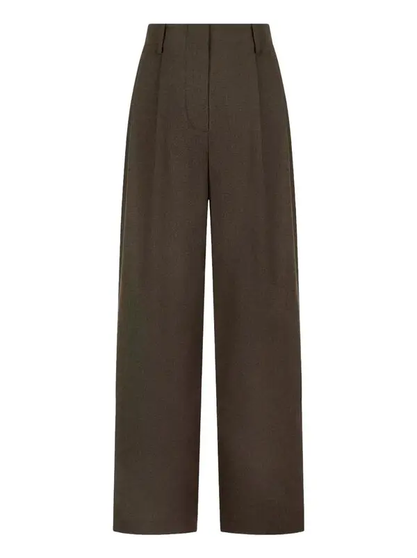 STUDIO TOMBOY Pleated Trousers - Brown