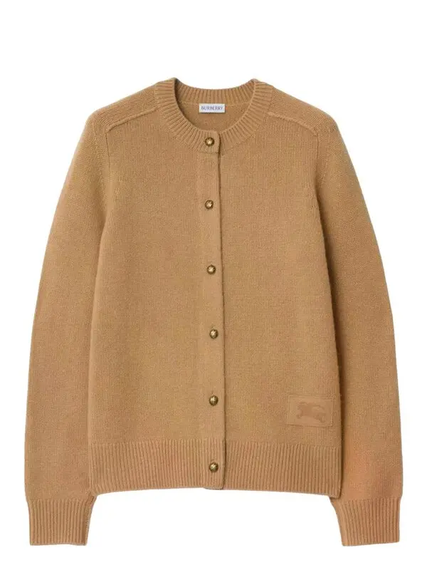 Burberry Equestrian-knight Cardigan - Neutrals