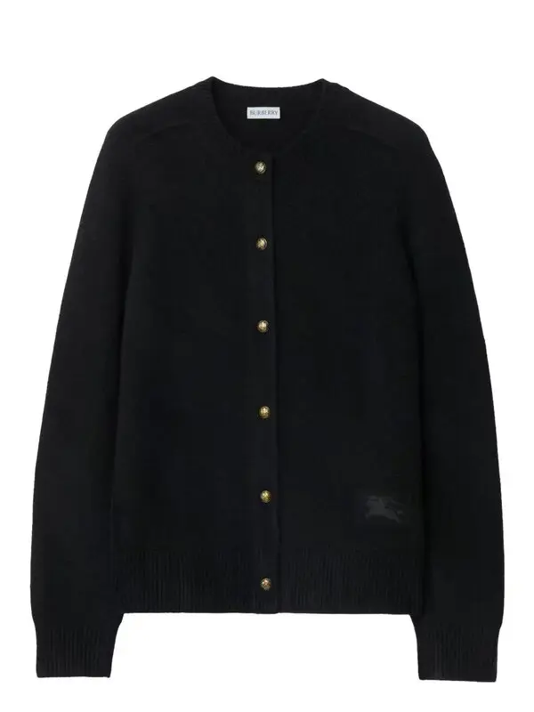 Burberry Equestrian Knight Cardigan - Black