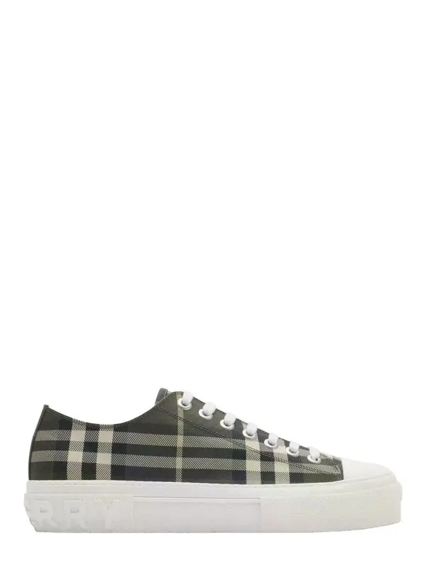 Burberry Checked Low-top Sneakers - Brown