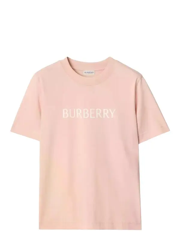 Burberry Logo-print Cotton T-shirt - Pink