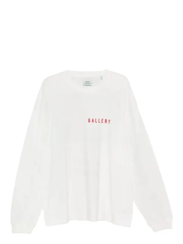 AGOLDE Long Sleeve Mock Neck Top - White
