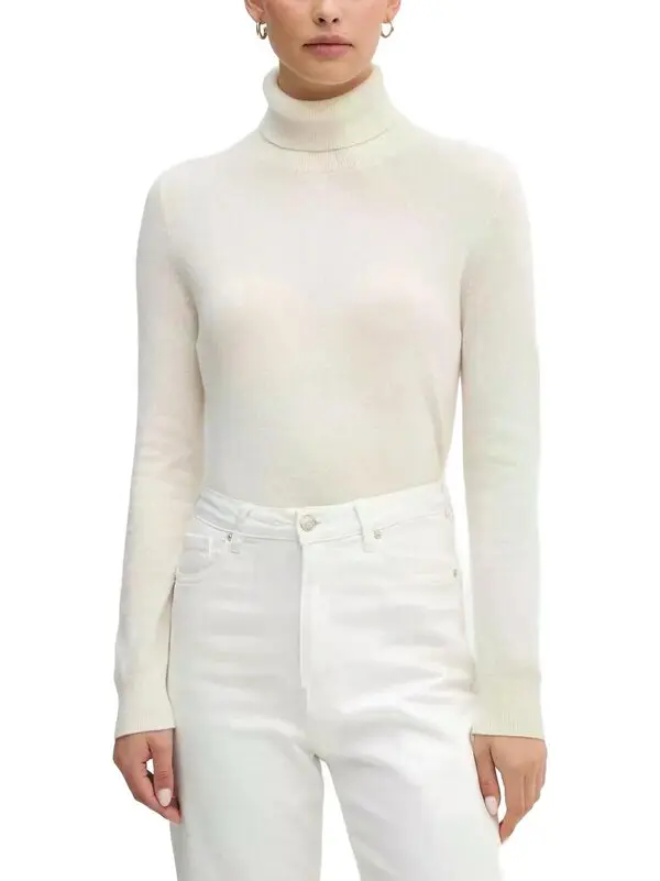 BENETTON Roll Neck Jumper - Neutrals