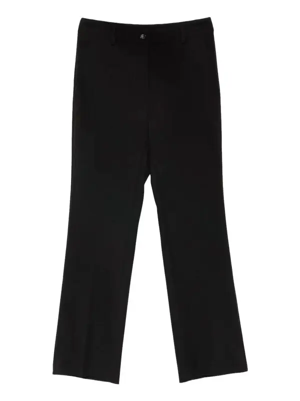 REWIND Button Trousers - Black