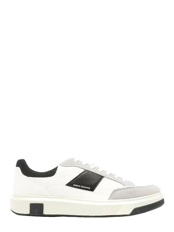 Armani Exchange Logo-print Sneakers - White