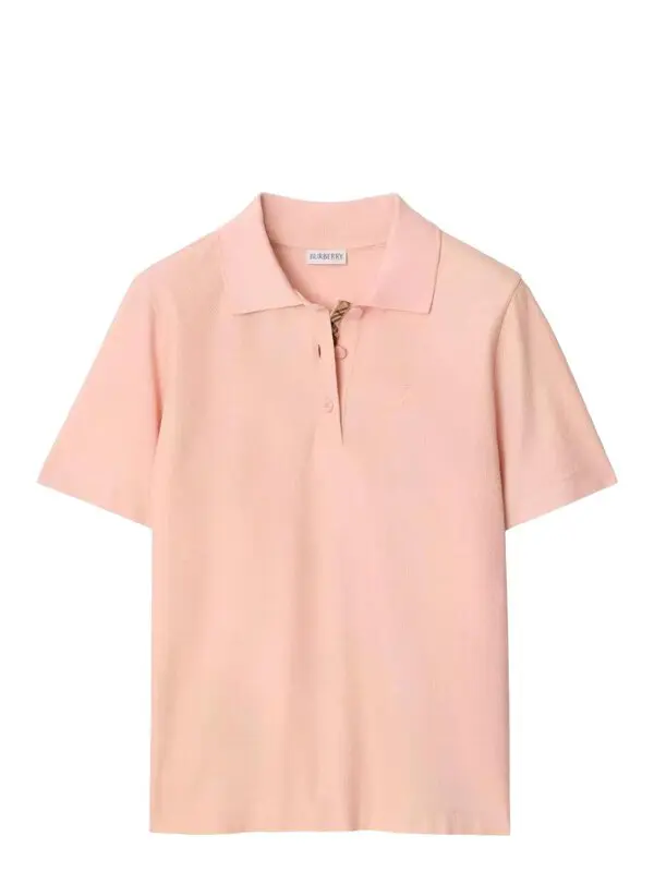 Burberry Equestrian Knight Polo Shirt - Pink