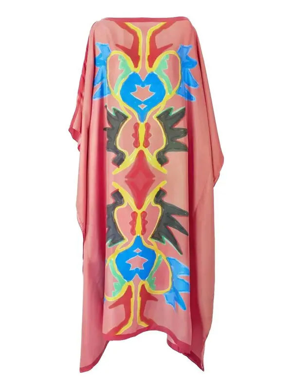 Carolina Herrera X Rianna + Nina Printed Caftan - Pink