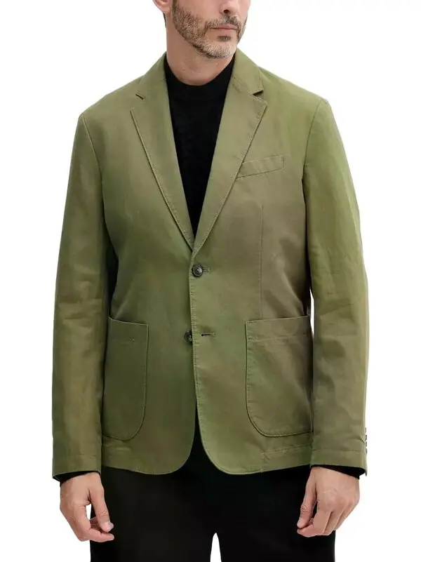 BENETTON Single-breasted Blazer - Green