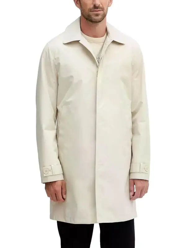 BENETTON Buttoned Coat - Neutrals