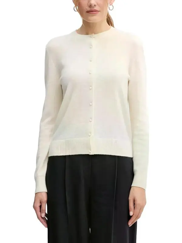 BENETTON Cashmere Cardigan - Neutrals