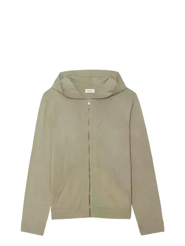 Zadig&Voltaire Clash We Revoltaire Zip Hoodie - Green